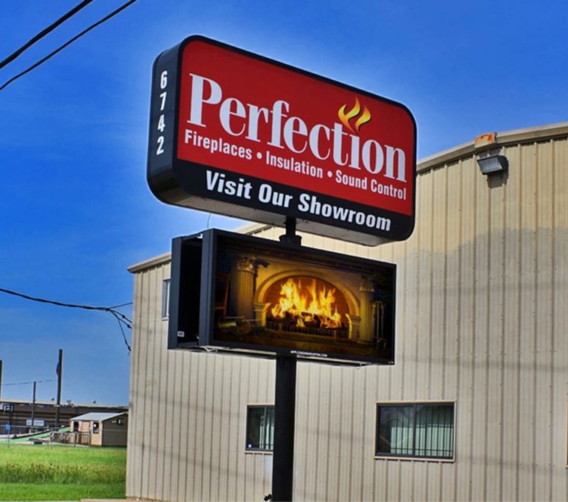 Bixby LED Displays | traditional road sign lighted sign